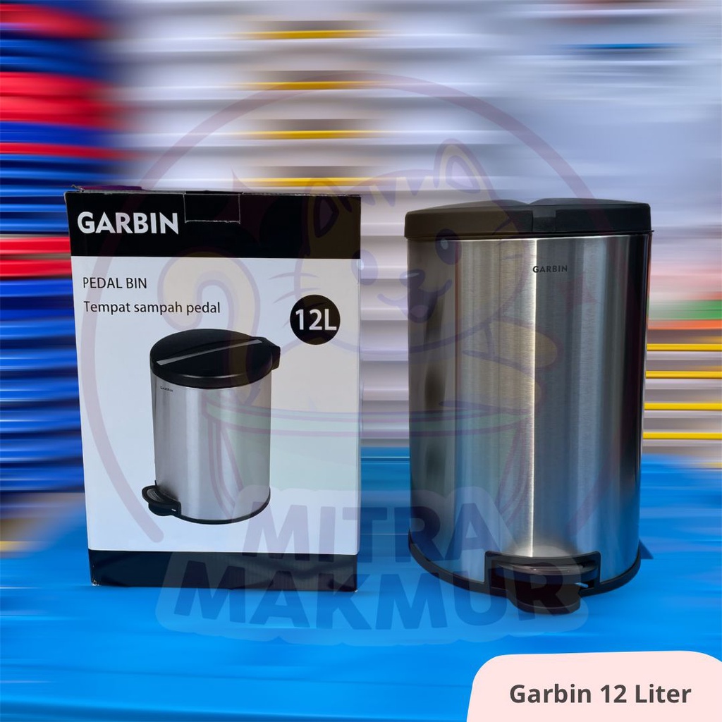Jual GARBIN - Tempat Sampah Injak Pedal Stainless 5L 7L 12L 20L 30L Tong Sampah Injek | Shopee ...