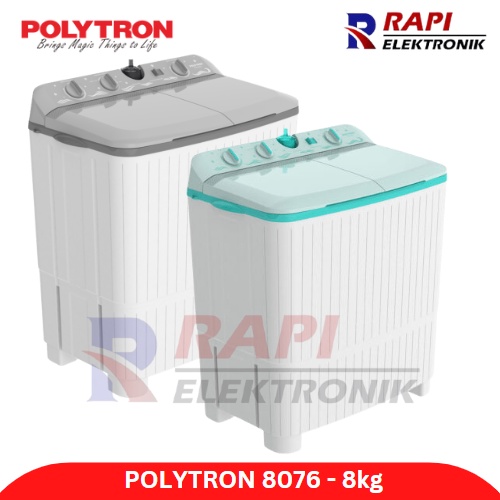 Jual MESIN CUCI POLYTRON PWM 8076 / PWM-8076 8KG | Shopee Indonesia