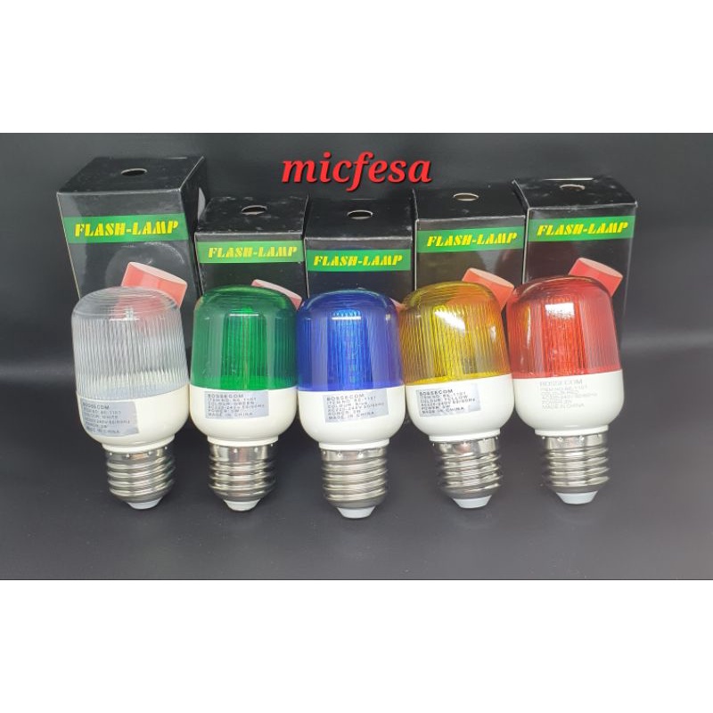 Jual Lampu Blitz/Strobo Led listrik Bossecom E27 | Shopee Indonesia