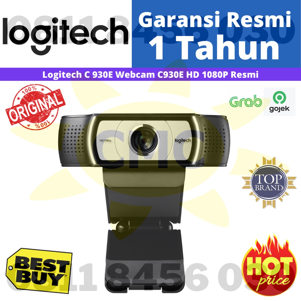 Jual Logitech C930E Webcam C 930E HD 1080P Resmi | Shopee Indonesia