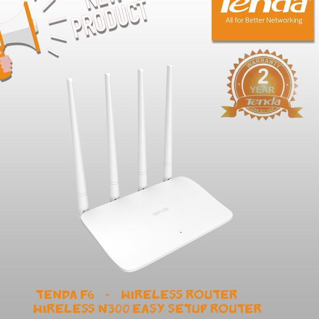 Jual Router Tenda F6 - Wireless N300 Easy Setup Router | Shopee Indonesia