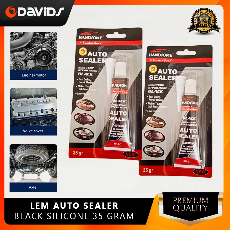 Jual Lem Kaca Mobil Hitam Silikon Sealant Silicone Silent Sealer Silen ...