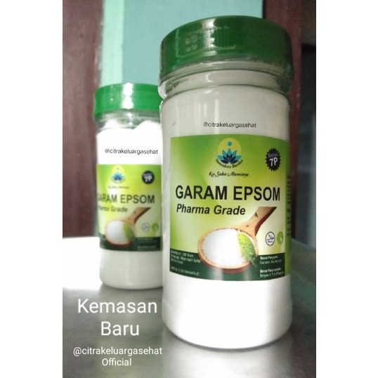 Jual Garam Inggris Garam Epsom 2 pack Garam berendam Garam Batu Empedu ...