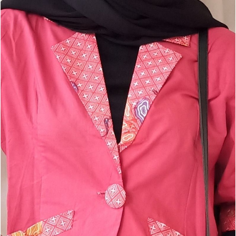 Jual Vest Rompi Batik Seragam Catering Hotel Cafe Formal Full Batik ...