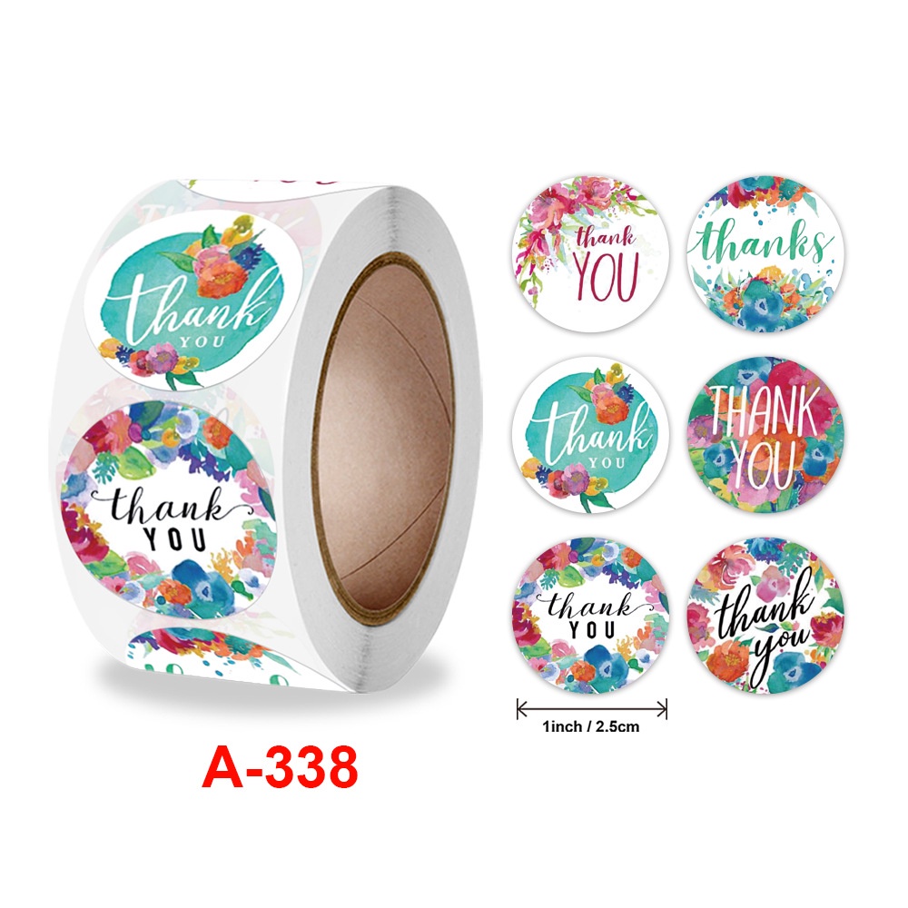 Jual Sticker Thank You Stiker Label Segel Ucapan Terima Kasih For Seal
