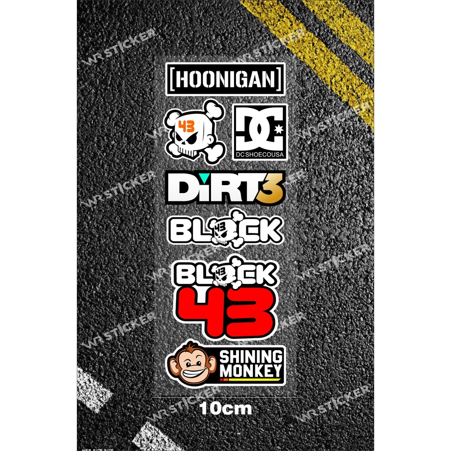 Jual Stiker ken block sticker logo kenblock stiker sponsor | Shopee ...