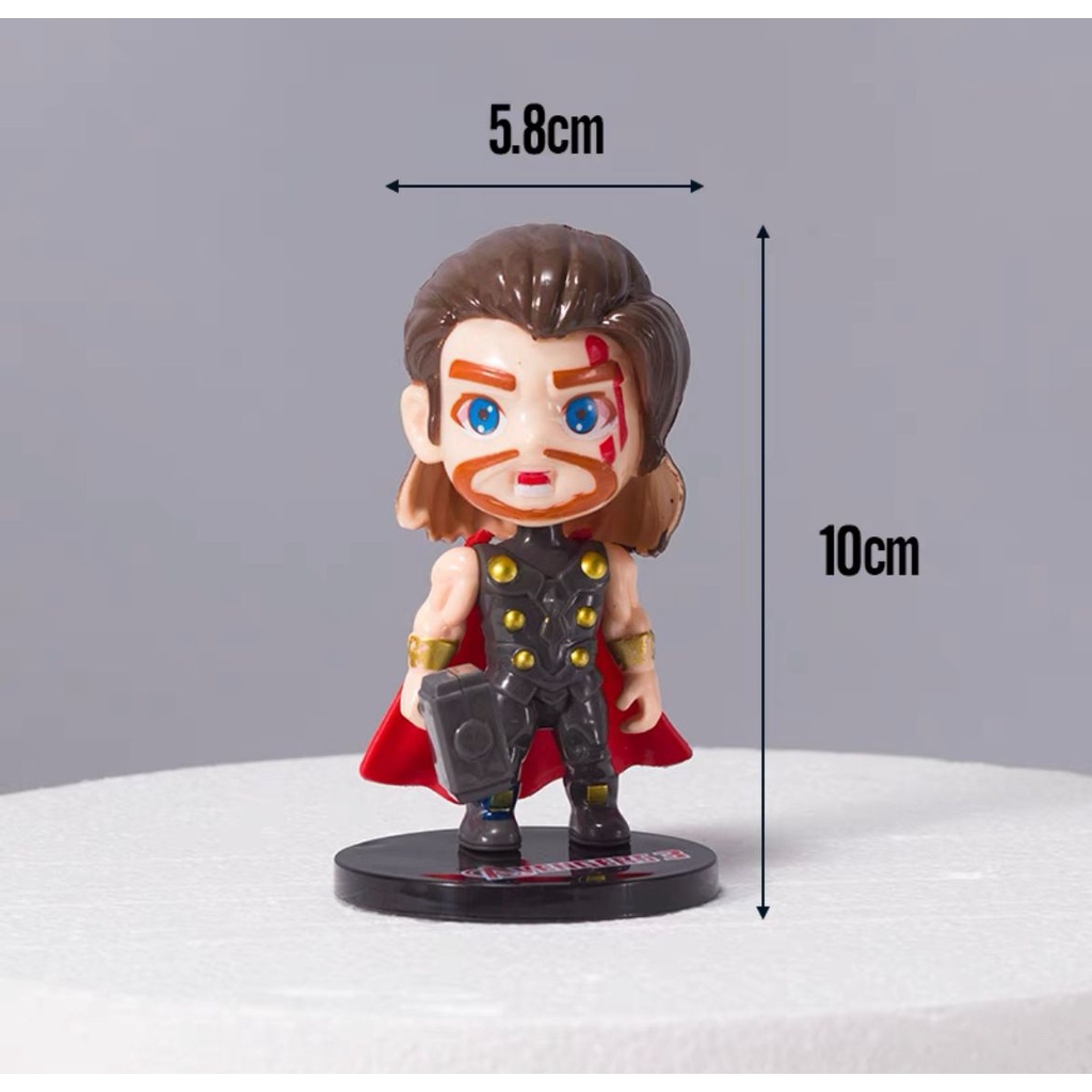 Jual Topper Boneka Avengers Superhero isi 6pcs Captain America Kapten ...