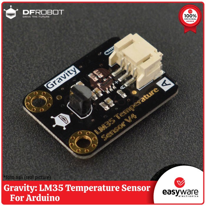 Jual DFRobot LM35 Temperature Sensor For Arduino Gravity LM35 Module SASLUN | Shopee Indonesia