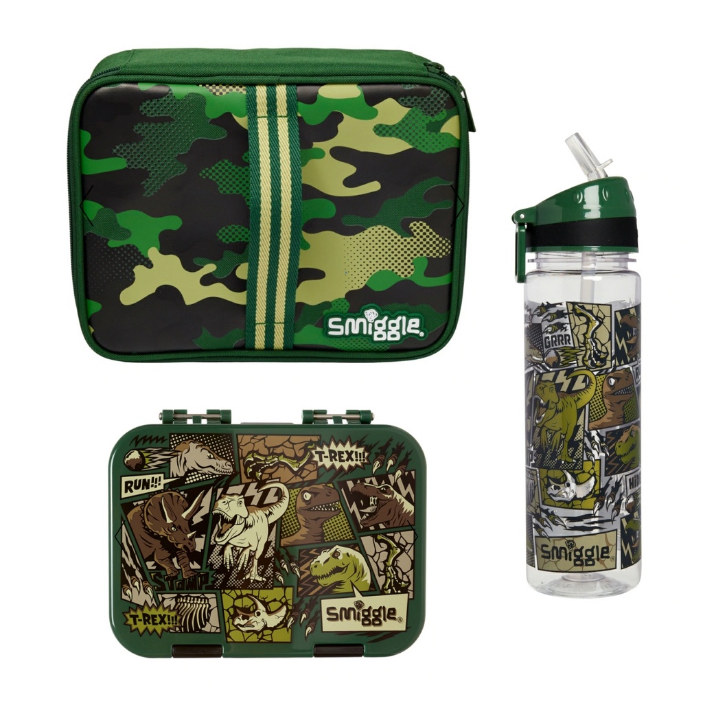 Jual READY STOCK! SMIGGLE LARGE BENTO BOX DINO, SMIGGLE BOTTLE DINO ...