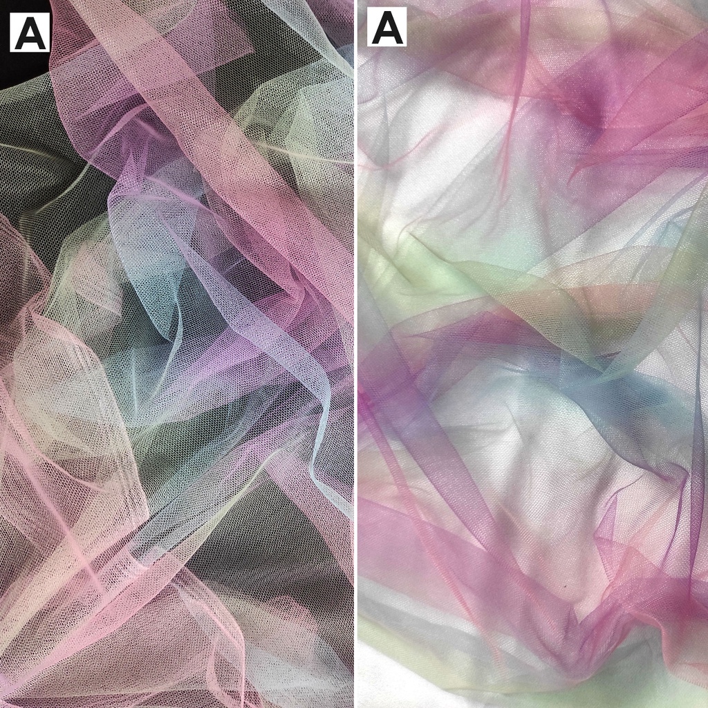Jual Kain Tulle Fancy -Tulle Rainbow D-531 (per 1 meter) | Shopee Indonesia