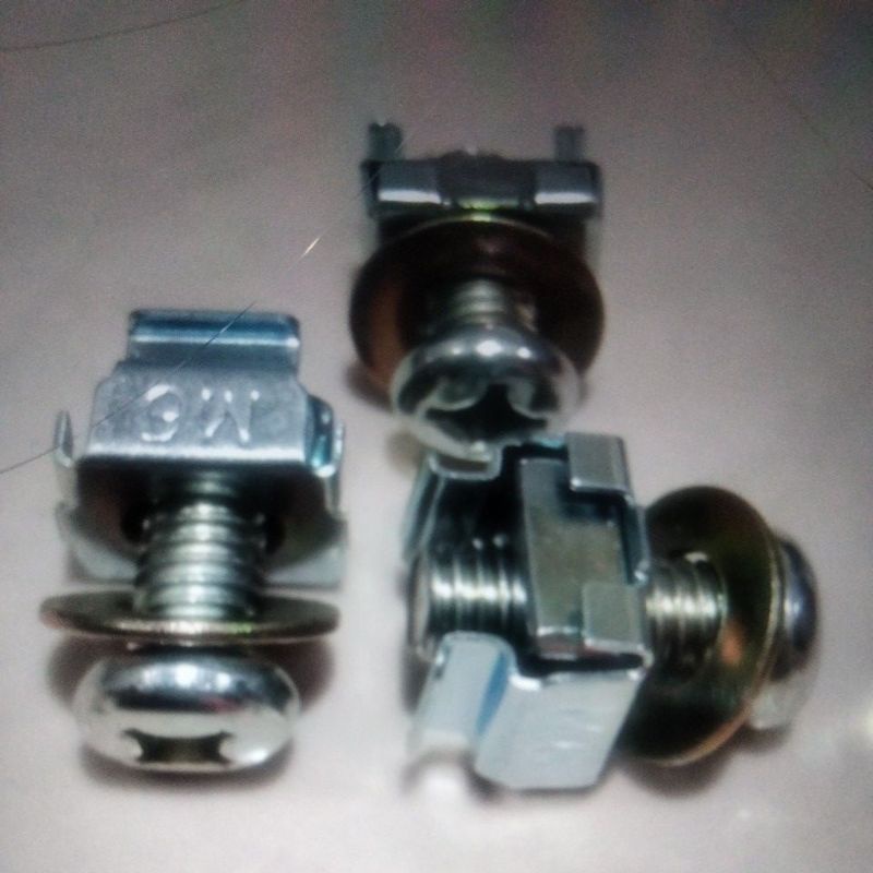 Jual cage nut m6 stainless baut rack server otb cagenut | Shopee Indonesia