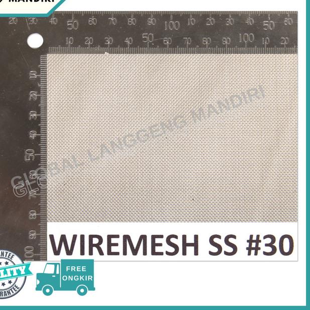 Jual WIREMESH 30 (1M) TIPE (304) / WIRE MESH 30 TEBAL 0.18/0.20/0.25/0. ...