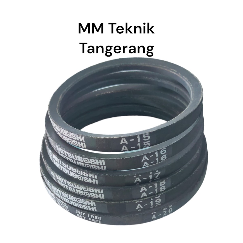 Jual Vanbelt A15 A16 A17 A18 A19 A20 Tali Ban Kipas Bando Mitsuboshi Mbi Vpower Van Fan Belt A ...