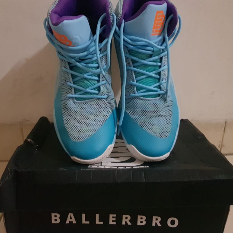 Jual Sepatu BallerBro BB4 (Coral Blue) | Shopee Indonesia