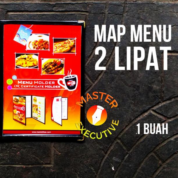 Jual Bambi Map Menu / Certificate Holder 2 Side Folio / F4 - 5825 ...