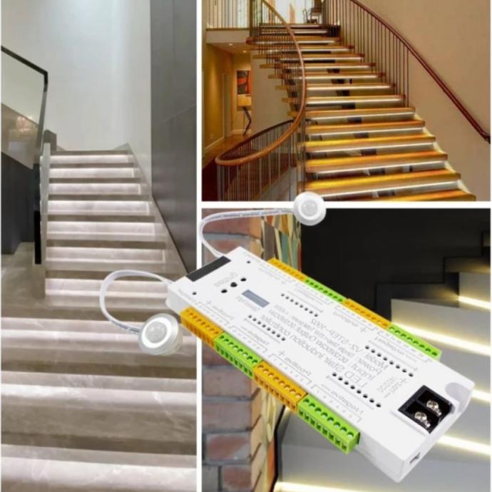 Jual Perangkat Sensor Tangga Berjalan 32 Steps Module Control Stair ...