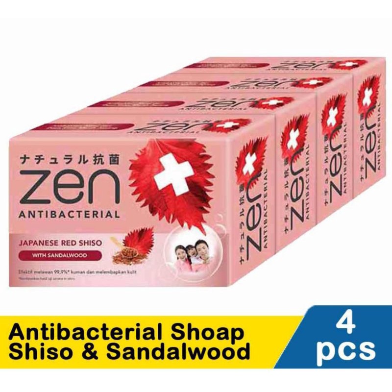 Jual SABUN ZEN BATANG ISI 4 pcs | Shopee Indonesia