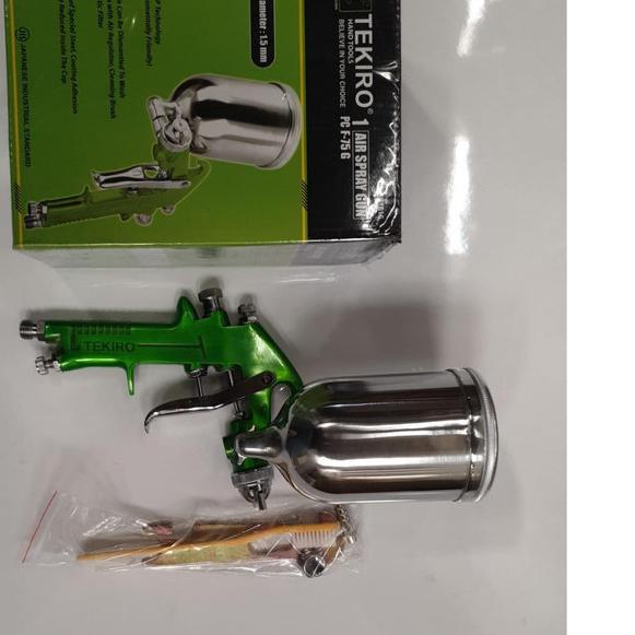 Jual TEKIRO air spray GUN TEKIRO F75 G tabung ATAS CAT SEMPROT F 75 G ...