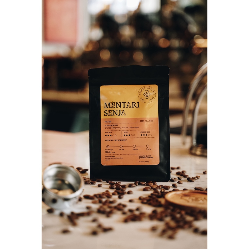 Jual First Crack Coffee - Biji Kopi Arabica Mentari Senja 200gr - First ...