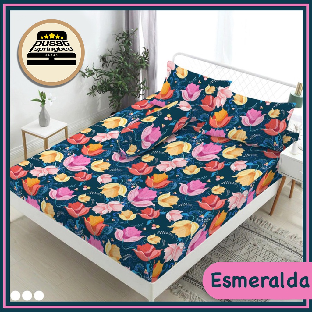 Jual Sprei Microtex 30Cm Motif Bunga - Semua Usia (Fullset) | Shopee ...