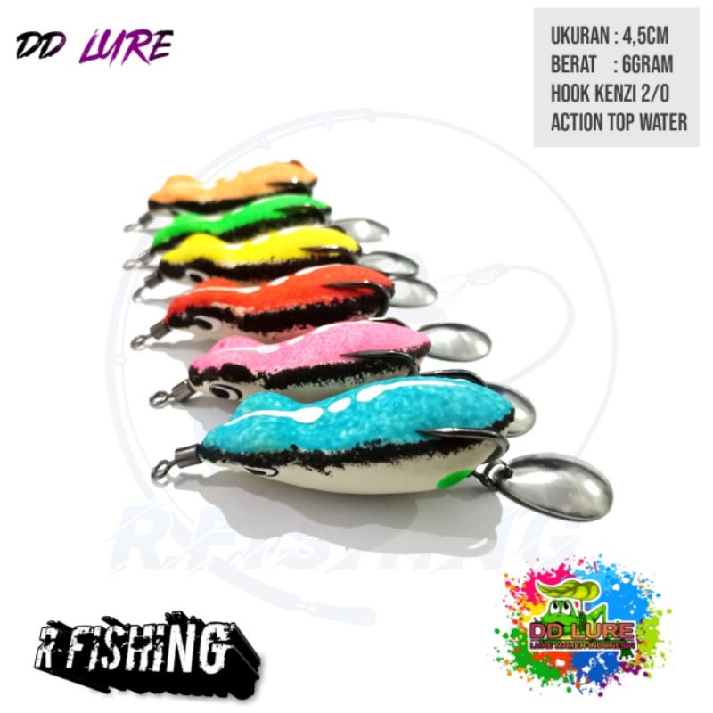 Jual SOFT FROG CURUT 5CM DD LURE | UMPAN CASTING GABUS DAN TOMAN ...