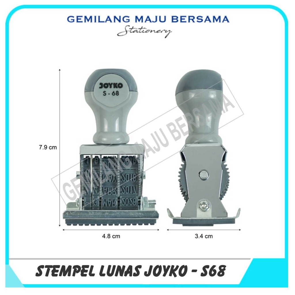 Jual Stempel Tanggal Lunas / Date Stamp Lunas Joyko S - 68 | Shopee ...