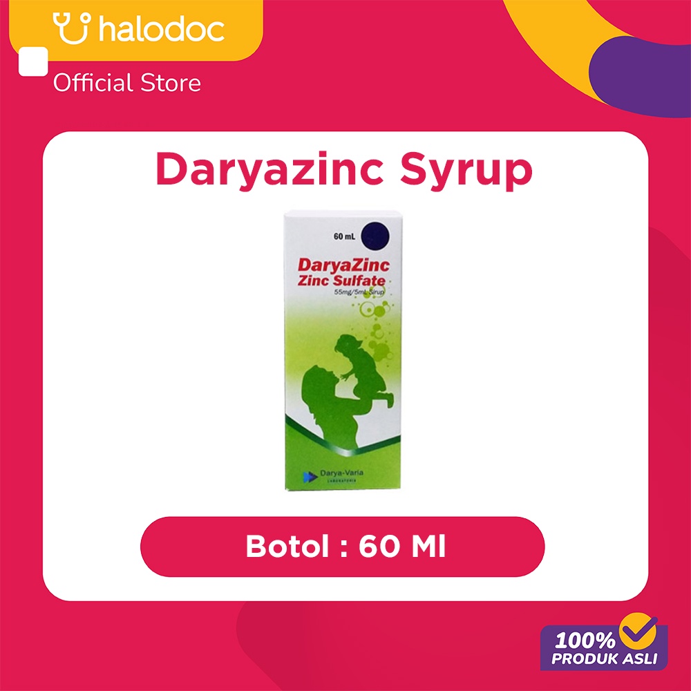 Jual Daryazinc Syrup 60 ml | Shopee Indonesia
