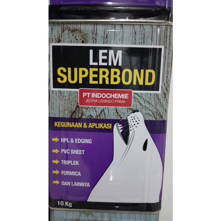 Jual JUAL LEM SUPERBOND UNGU BLEK 10 KG LEM KUNING HPL DECOSHEET ...