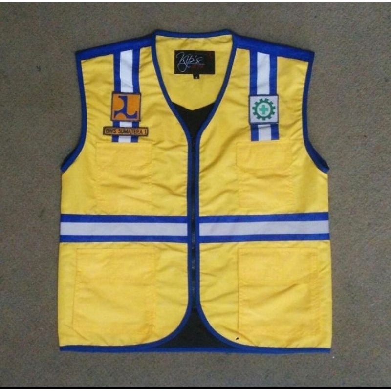 Jual rompi pupr|rompi proyek|rompi safety|rompi lapangan(custom logo ...