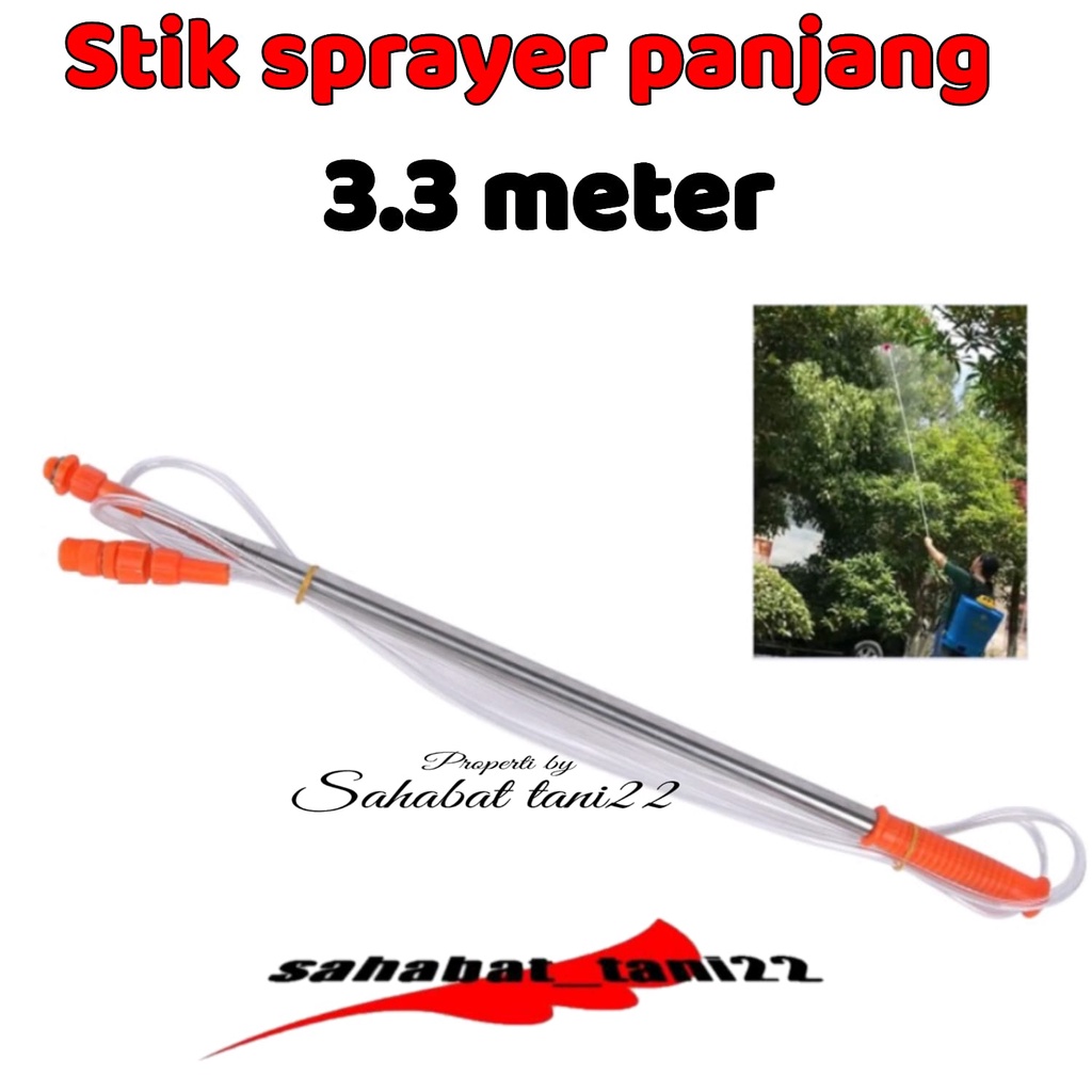 Jual Stik sprayer elektrik panjang Stik sprayer teleskopik 3.3meter ...