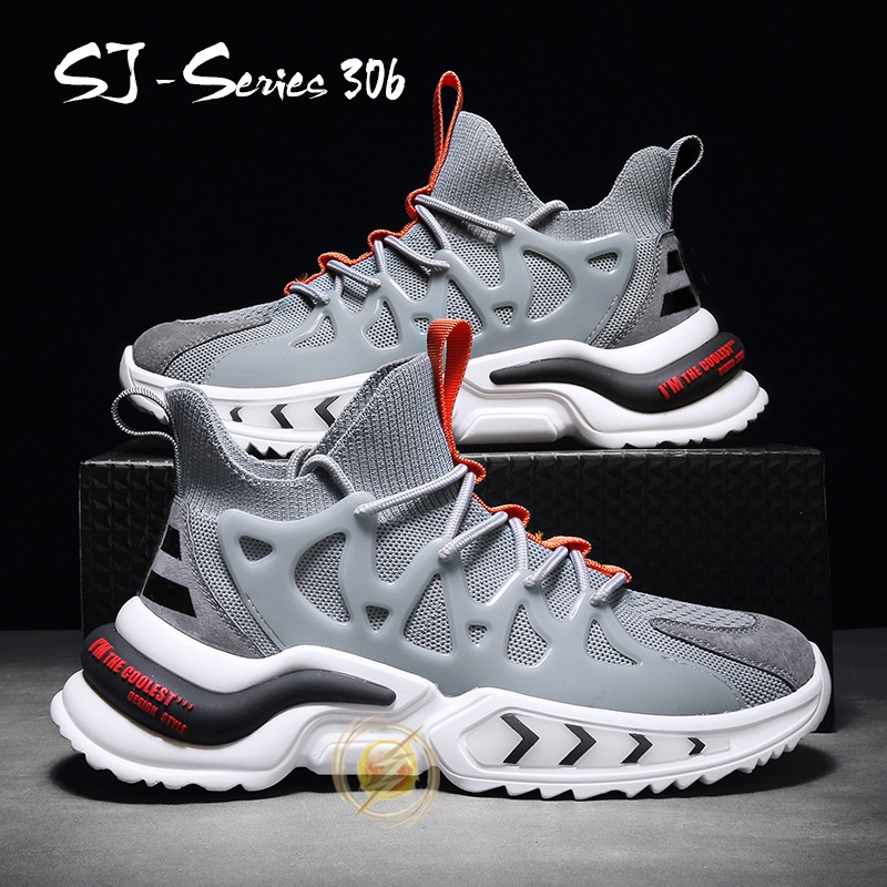 Jual [OOS] Sepatu Sneakers Pria Fashion buat Running atau Nongkrong ...