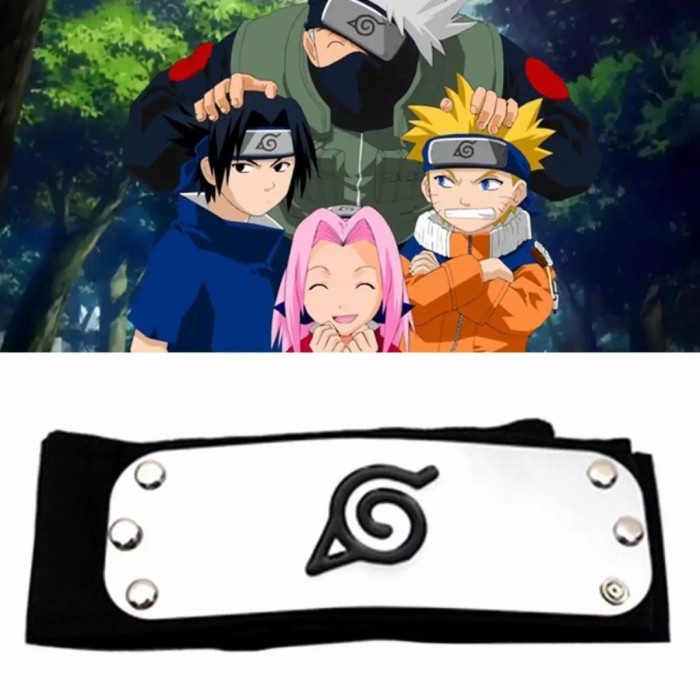 Jual [READY] Ikat Kepala Headband Naruto Kakashi Sasuke Ninja ...