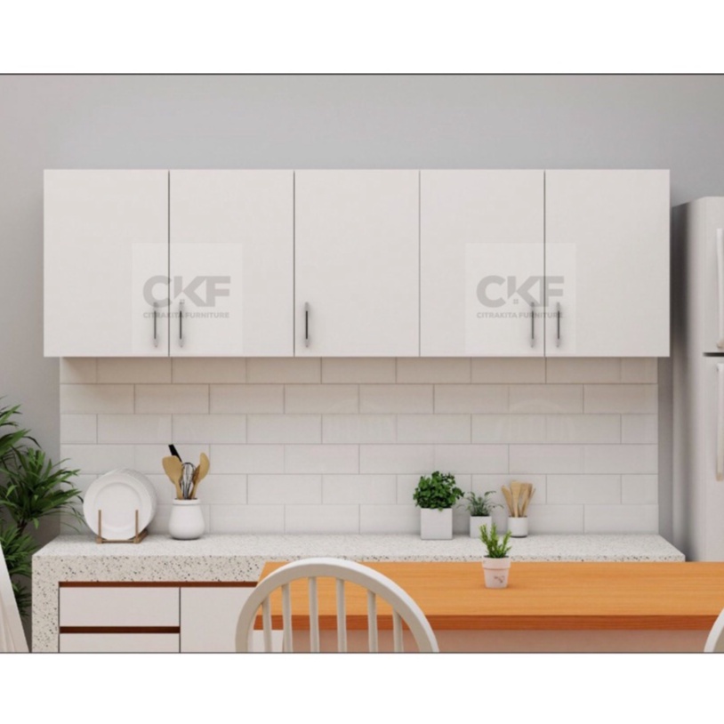 Jual KITCHEN SET ATAS LEMARI DAPUR RAK DAPUR GANTUNG MINIMALIS MURAH ...