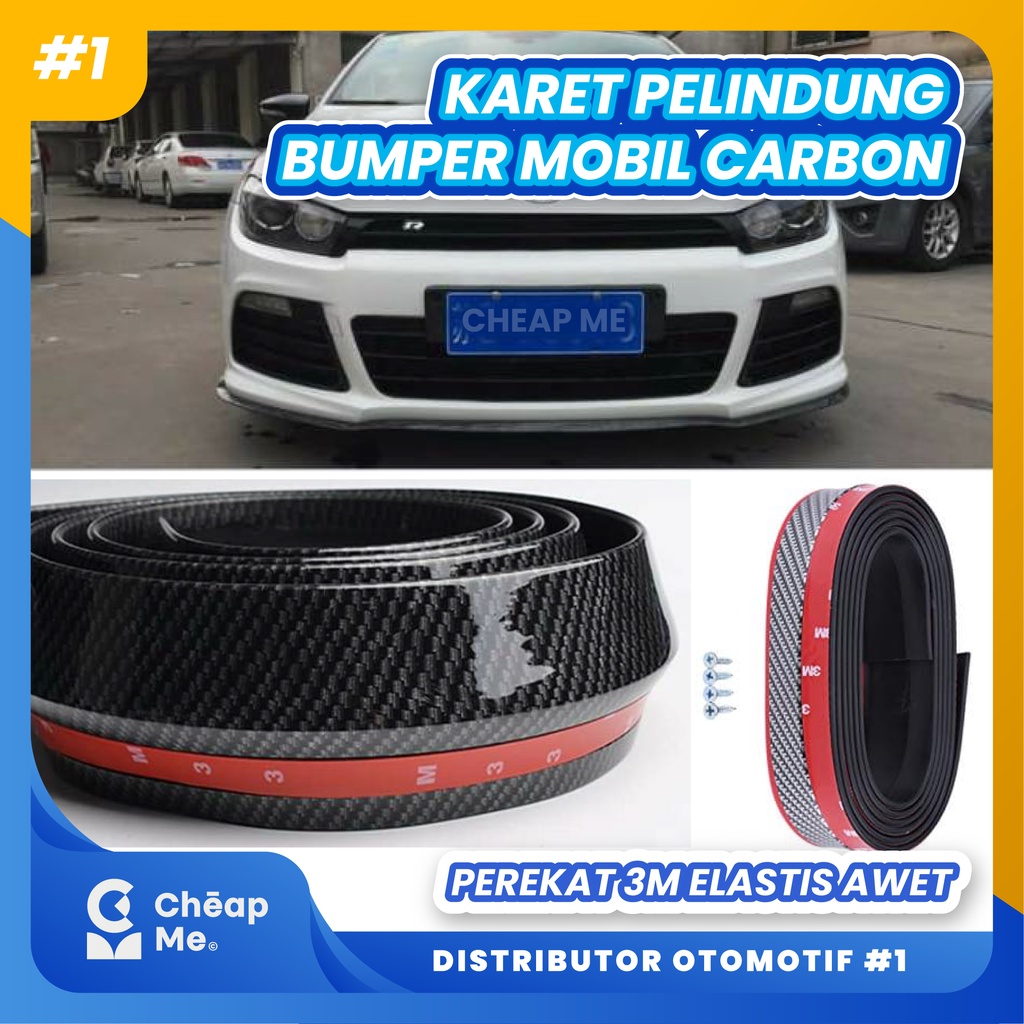 Jual List Pelindung Bumper Mobil Samurai / Bumper Protector CARBON ...