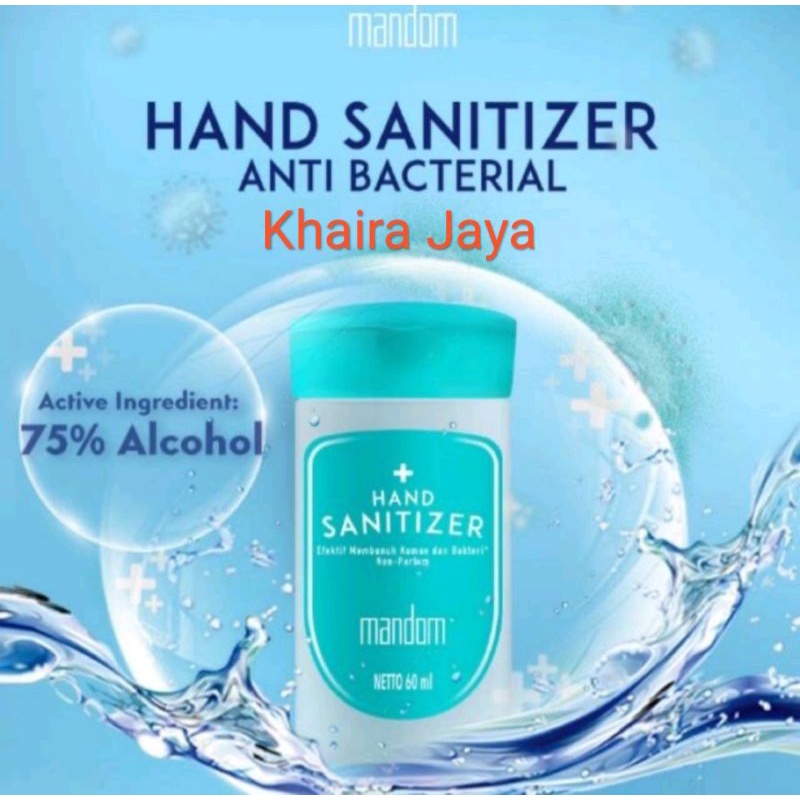 Jual Mandom Hand Sanitizer Botol Minj Travelling 60 mL | Shopee Indonesia