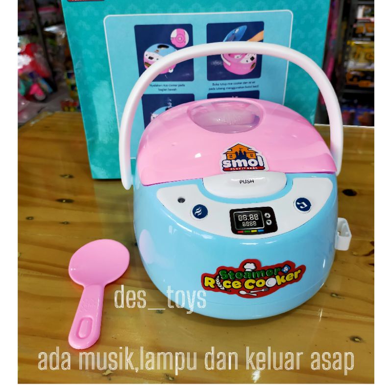 Jual MAINAN ANAK RICE COOKER ADA MUSIK LAMPU DAN BISA KELUAR ASAP ...