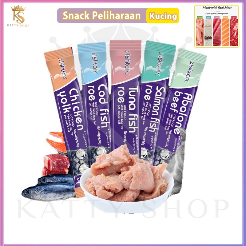 Jual Pet Snack Cat Snack 16g/Snack Cat Snack | Shopee Indonesia