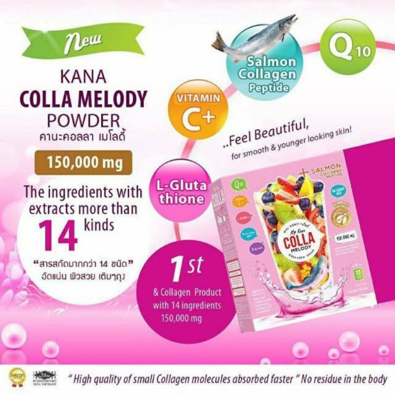 Jual Collagen Melody by Kana | Shopee Indonesia