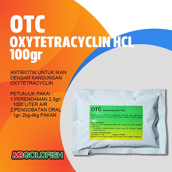 Jual OTC Obat antibiotik ikan oxytetracyclin HCL | Shopee Indonesia