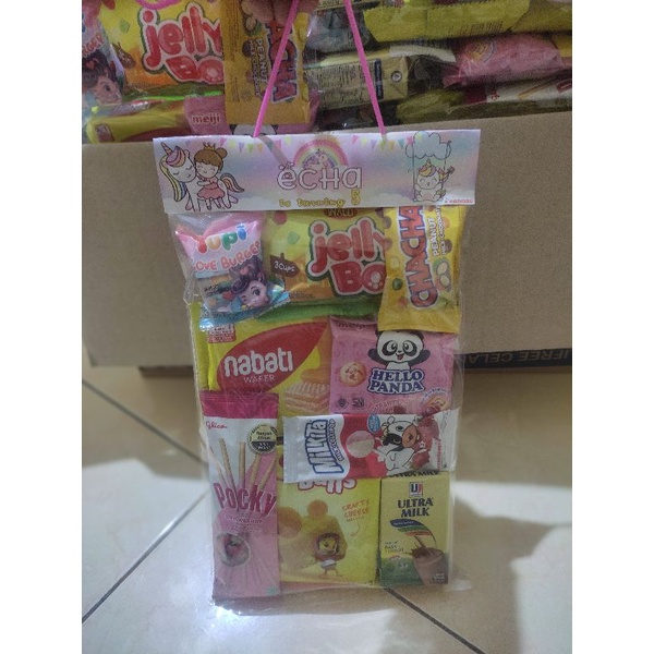Jual Paket Ulang Tahun Souvenir Ulang Tahun Anak Tema Kuning Pink ...