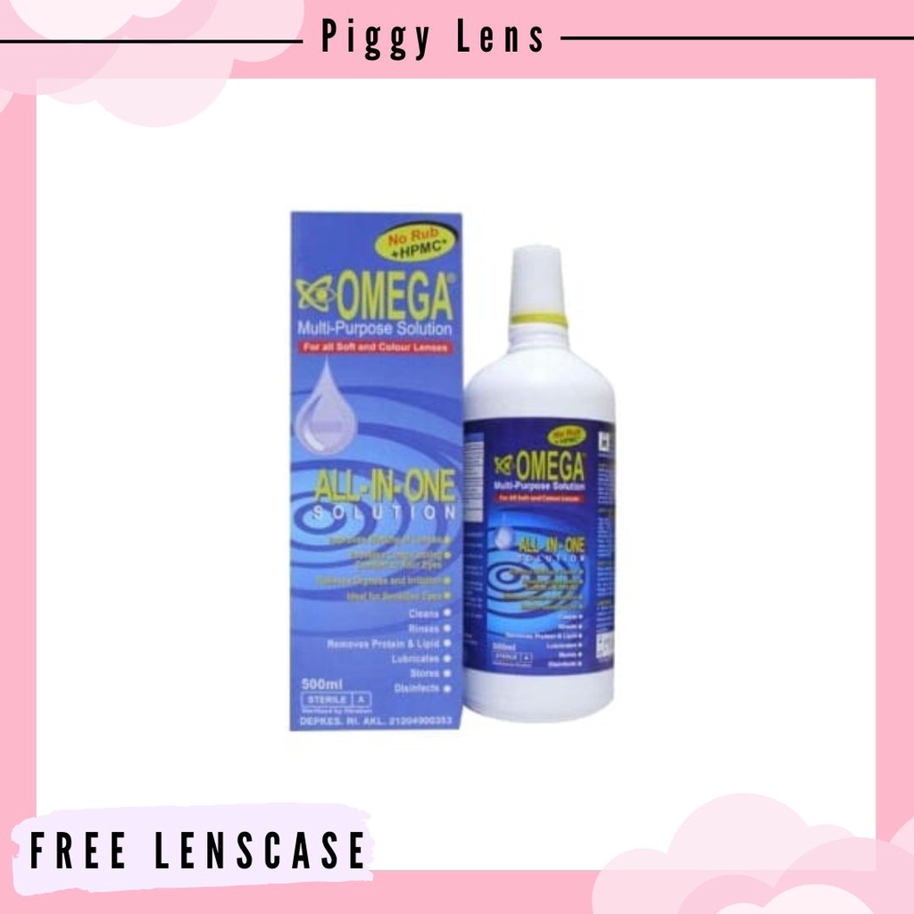 Jual CAIRAN SOFTLENS OMEGA 500ML | Shopee Indonesia