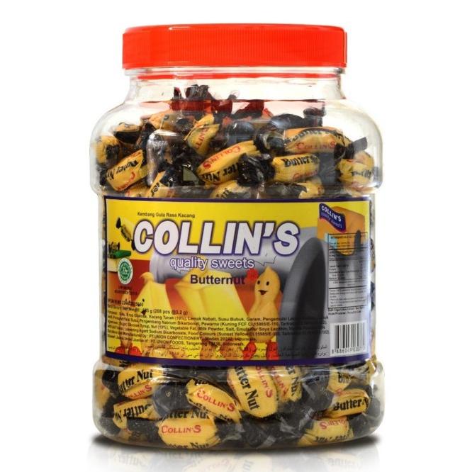 Jual TERMURAH Collins Kacang 208 Butir 666 Gram Jadul Permen Butternut ...