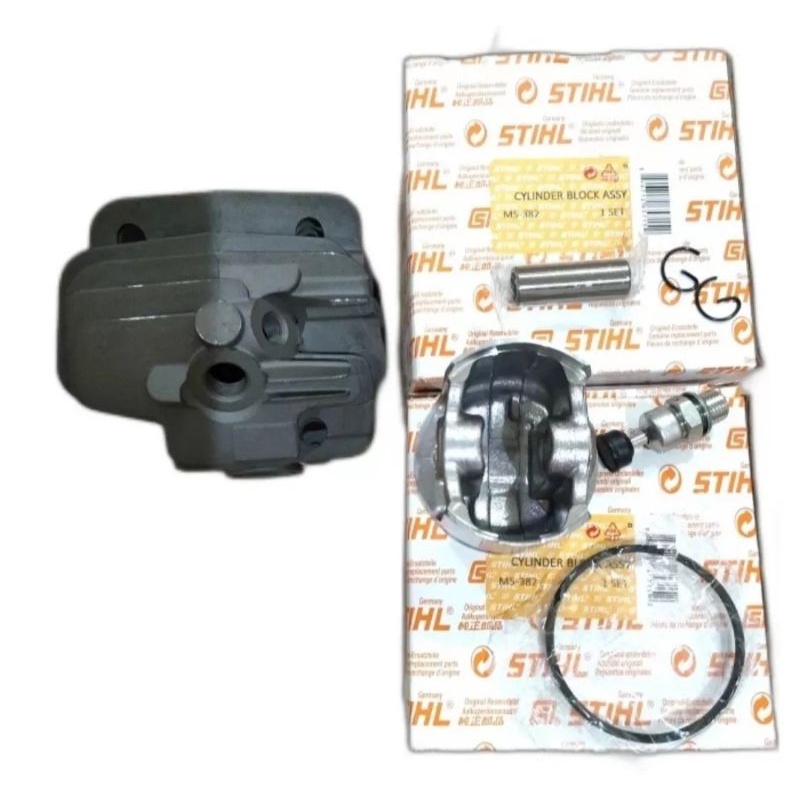 Jual MS382 382 CYLINDER BLOCK ASSY BLOK BORING KOMPLIT CHAIN SAW SENSO ...