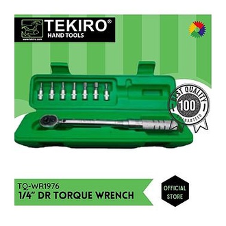 Jual TEKIRO TQ-WR1976 1/4" DR. TORQUE WRENCH 5 - 25 N.M SET 8 PCS ...