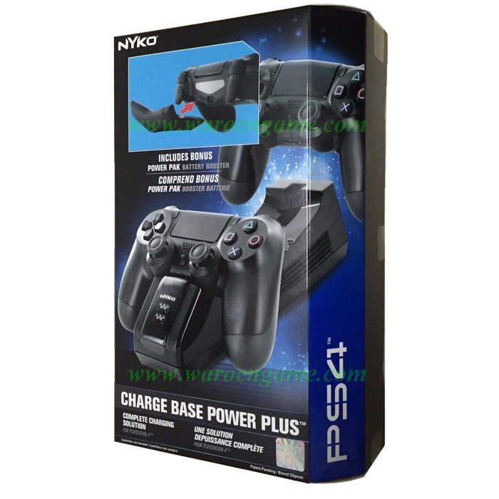 Jual PS4 Nyko Charge Base Power Plus (+1 Power Pack 1000mAh) | Shopee ...