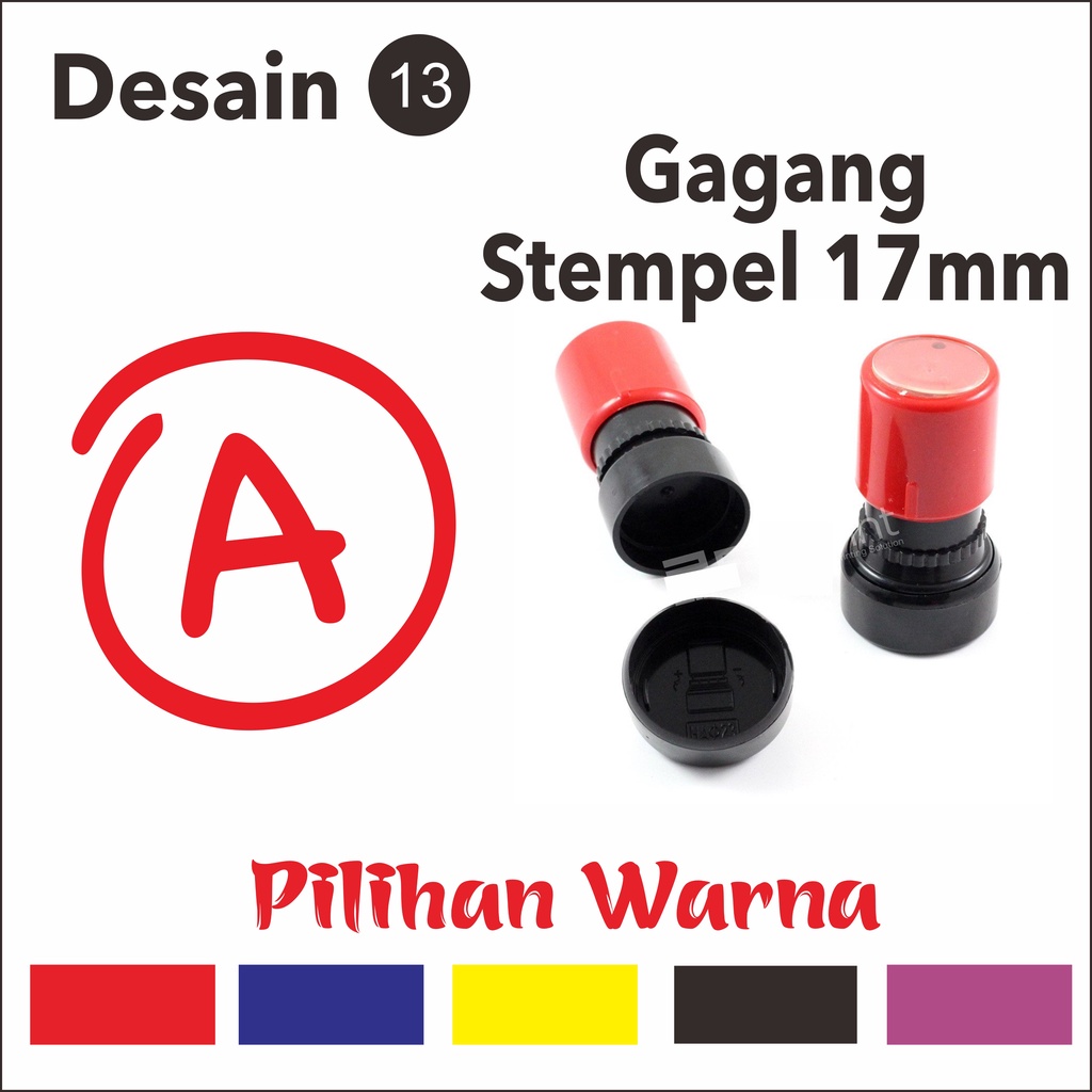 Jual stempel penilaian anak paud tk sd , stempel nilai guru stempel ...