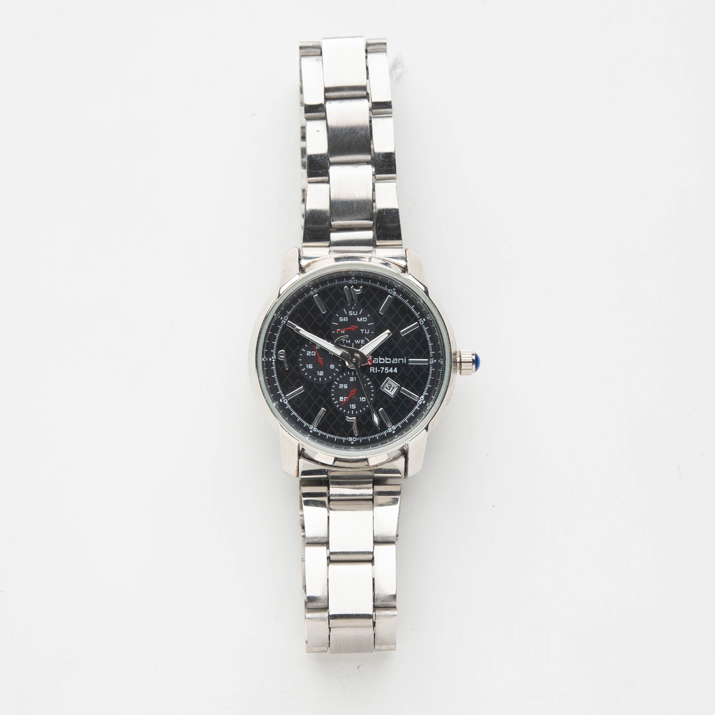 Jual Jam Tangan Rantai Wanita Cewek Anti Air Rabbani RI-7544 Black Dial ...