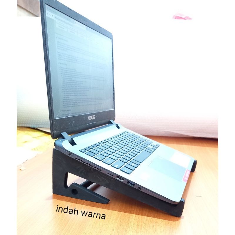 Jual stand dudukan tempat laptop berbagai ukuran bahan dari spon Eva ...