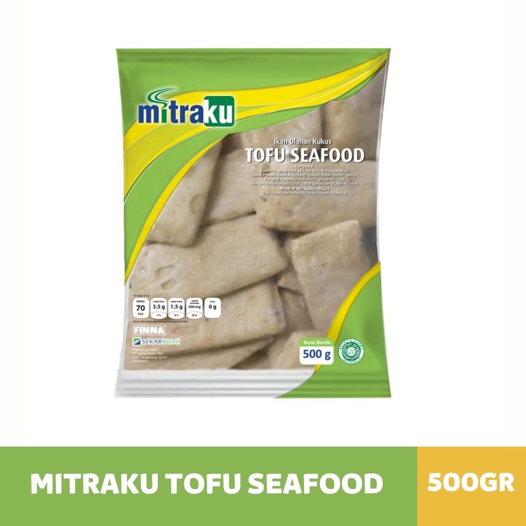 Jual Mitraku Fish Tofu (Ikan Olahan) - 500Gram/Pack| Seafood Olahan ...