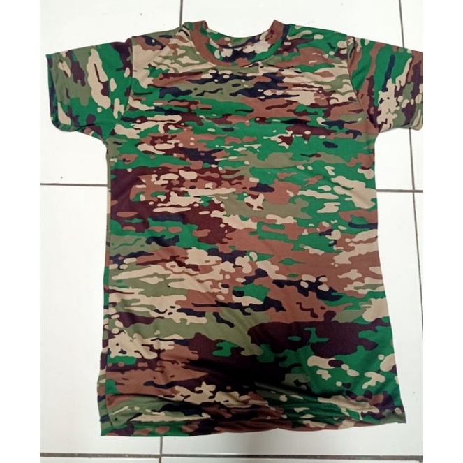 Jual KAOS LORENG TNI AD TERBARU / KAOS LORENG TNI NKRI KAOS KASAD BAHAN ...